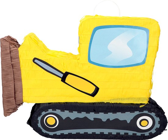 Boland - Piñata Bulldozer - Verjaardag, Kinderfeestje, Themafeest ...