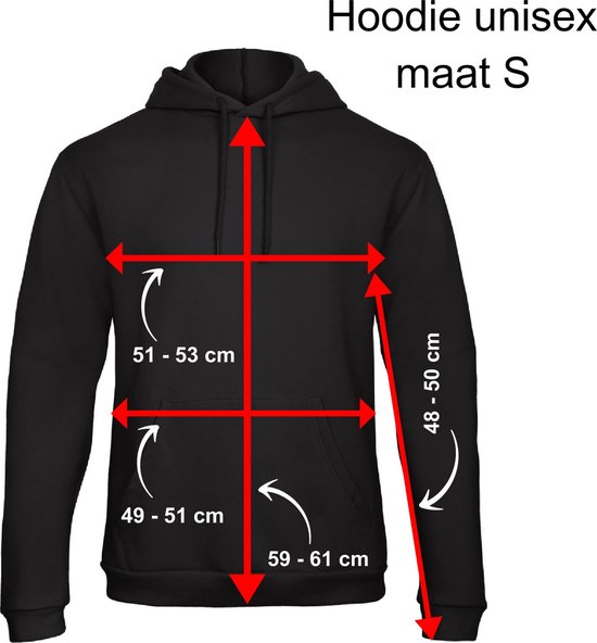 Gele hoodie met "Sssssst... RELAX modus" - S - trui, hoedie, relaxen ...