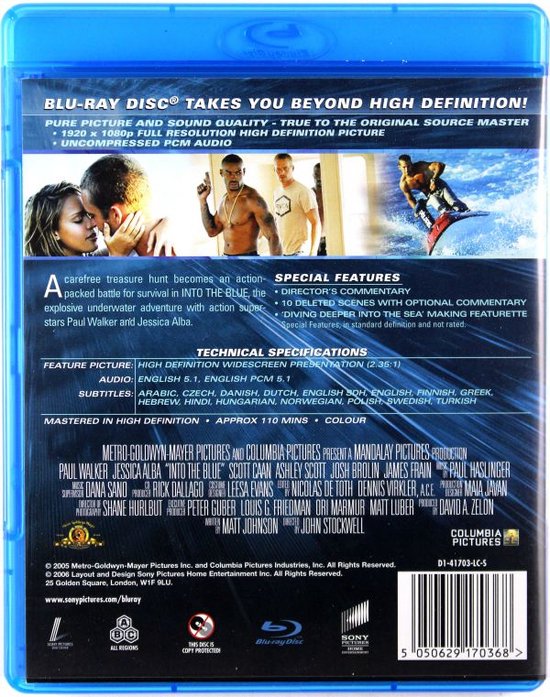Into the Blue [Blu-Ray] (Blu-ray), Jessica Alba | Dvd's | bol.com