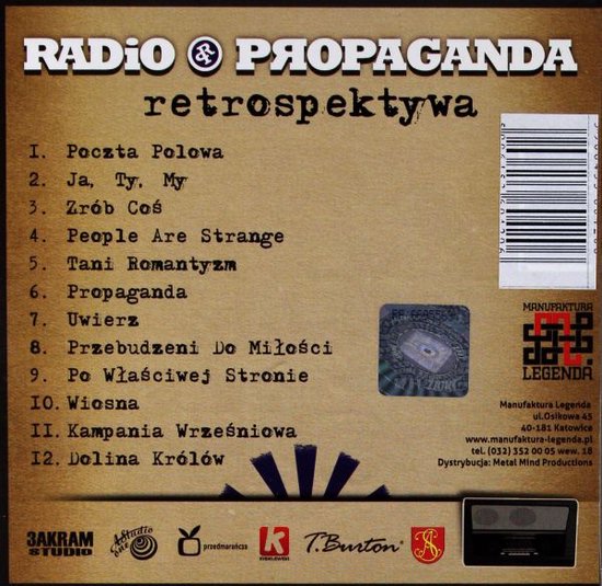 Radio Propaganda: Retrospektywa [CD], Radio Propaganda | Muziek | bol