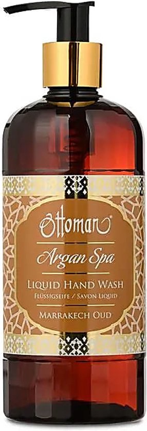 Ottoman Argan Spa Vloeibare Handzeep met pomp Marrakech Oud 400 ml | bol