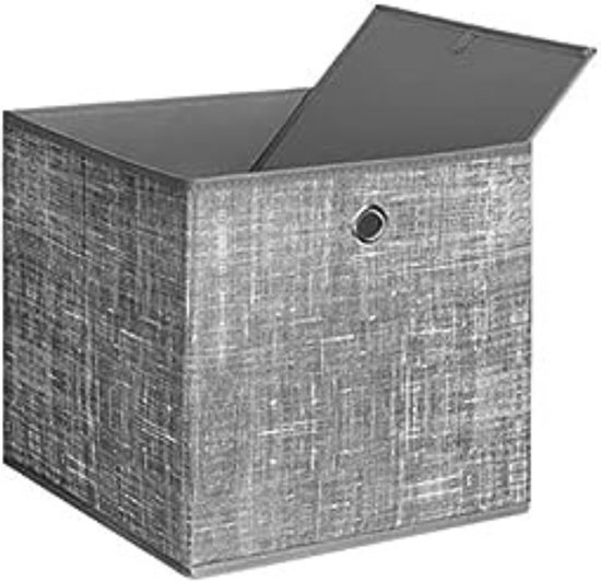 Opbergdozen - set van 6, vouwbare stoffen dozen, non-woven, kubussen ...
