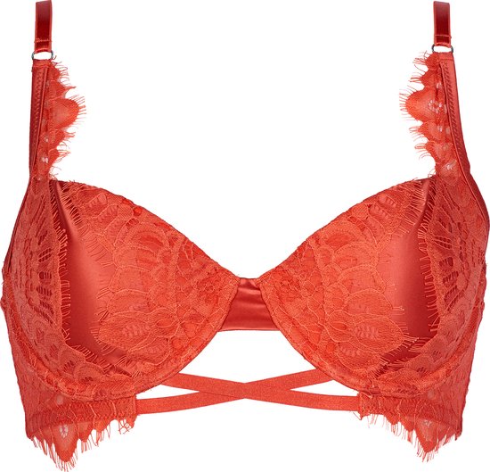 After Eden Tinker Padded wire bra with lace and strap Dames Beha ...