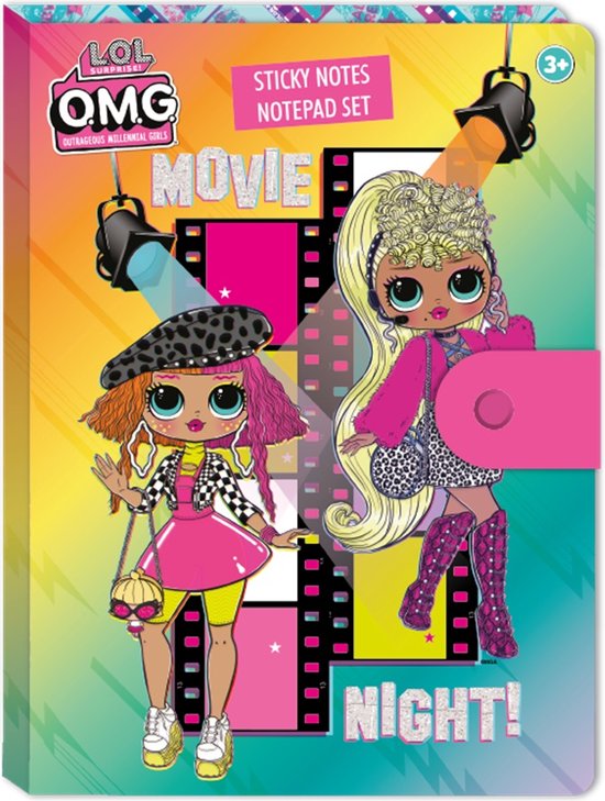 LOL Surprise Sticky Notes notitieboek - Met lijntjes - verschillende ...