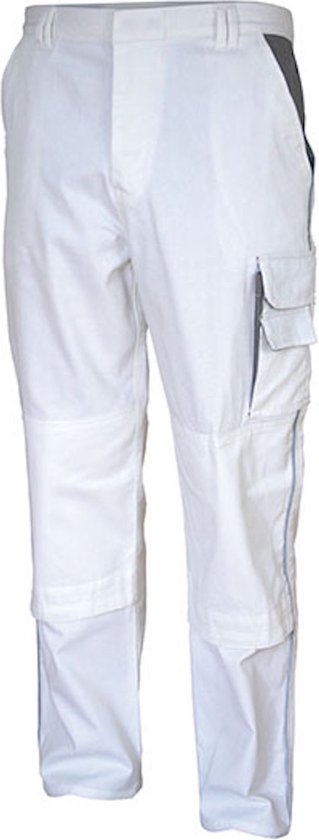 Carson Workwear 'Contrast Work Pants' Outdoorbroek White - 25 | bol