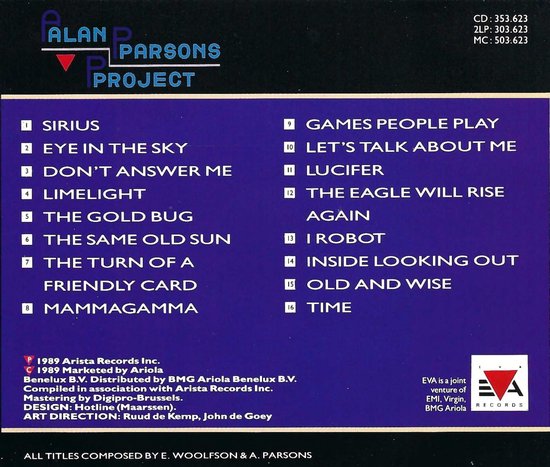 Alan Parsons Project - Pop Classics, Alan Parsons Project | CD (album ...