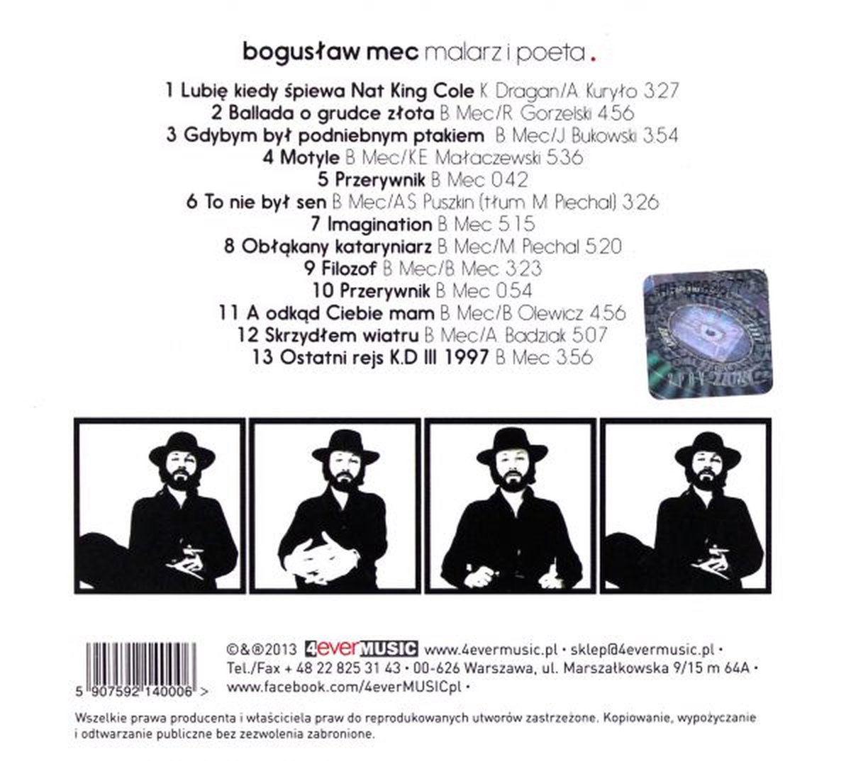 Bogusław Mec: Malarz i poeta [CD], Bogusław Mec | Muziek | bol.com