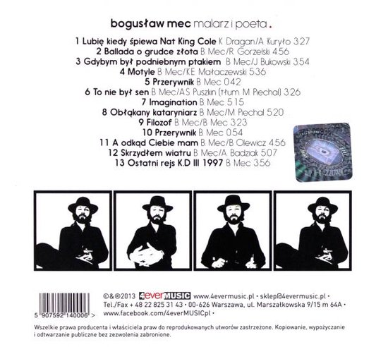 Bogusław Mec: Malarz i poeta [CD], Bogusław Mec | Muziek | bol