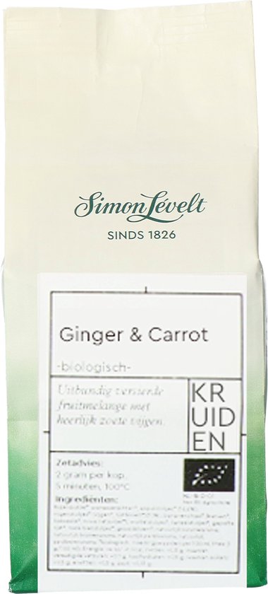 Simon Lévelt - Thee - Ginger & Carrot - 100gram | bol