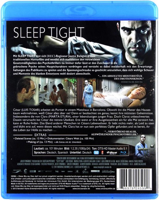 Sleep Tight/Blu-ray (Blu-ray), Luis Tosar | Dvd's | bol