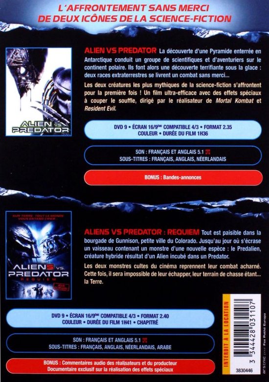 Alien vs. Predator [2DVD] (Dvd), Sanaa Lathan | Dvd's | bol