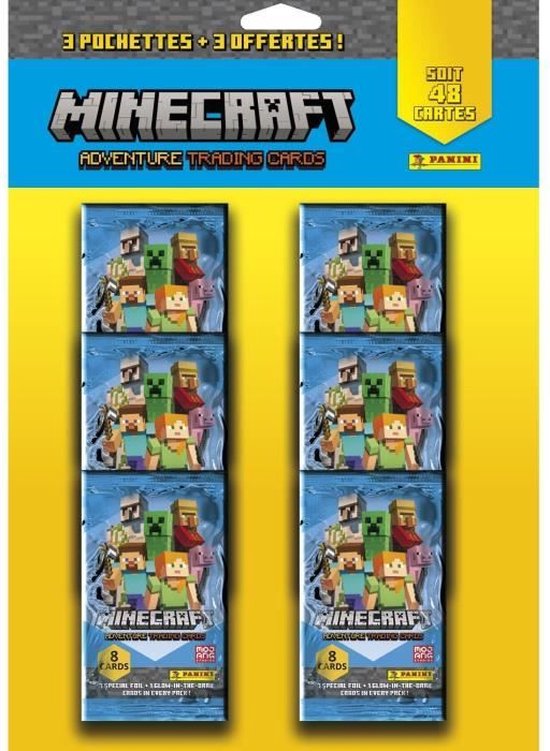 Minecraft Trading Cards Panini - Pack 3 Pockets gekocht + 3 Aangeboden ...