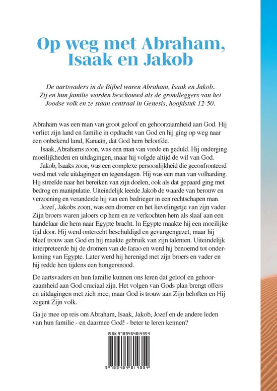Op weg met Abraham, Isaak en Jakob, Marjolein Gommers | 9789464814354 | Boeken | bol