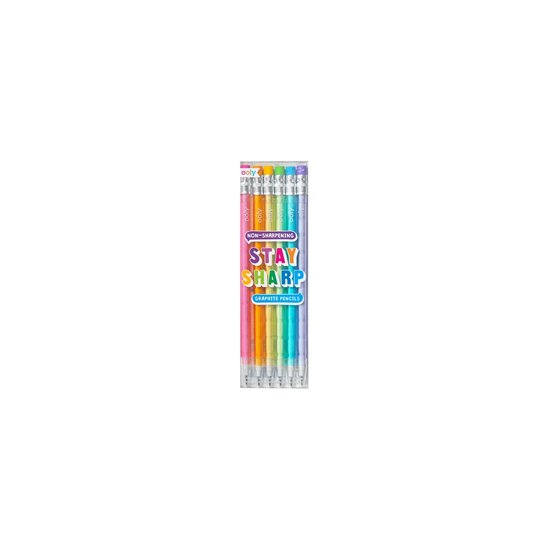 Stay Sharp Graphite Pencils - Rainbow (Set of 6) | 0879426002499 ...