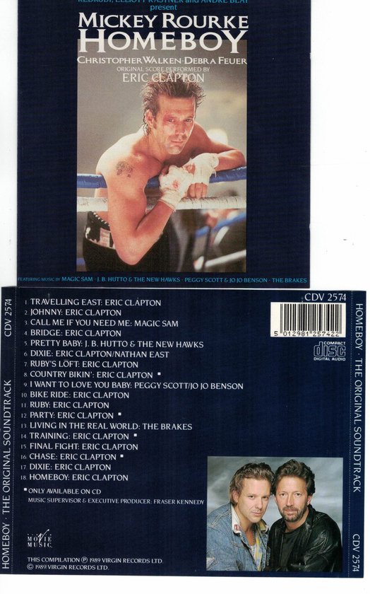 Homeboy - Original Soundtrack (Mickey Rourke), Nathan East Jo Jo Benson Magic Sam J.B.... | bol.com
