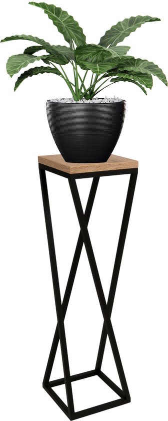 Bloembed, metalen standaard LOFT 72x20x20cm | bol