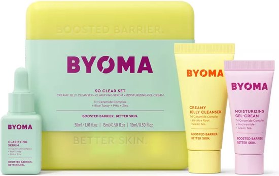 BYOMA Brightening Starter Skincare Kit - Jelly Cleanser - Brightening ...
