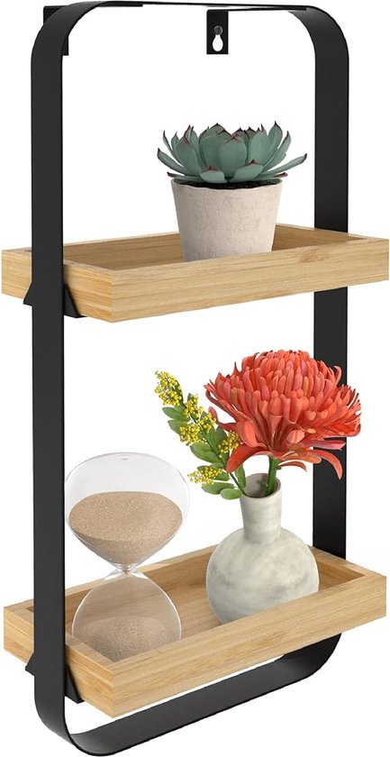 Wall rack, shelves, spice rack, modern wall decoration, bookcase, | bol