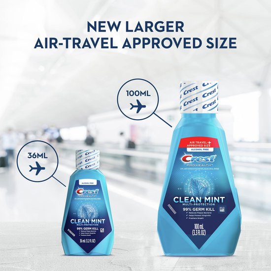 Crest - Travel - Pro-Health Multi-Protection Travel Size Mouthwash ...