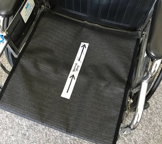 One way glide - iemand rechtop helpen : Voor rolstoel 37 x 43 cm ...
