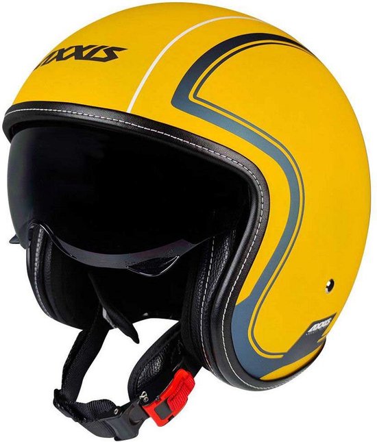 Axxis Hornet SV jethelm Royal mat geel XL - Motorhelm / Brommerhelm ...