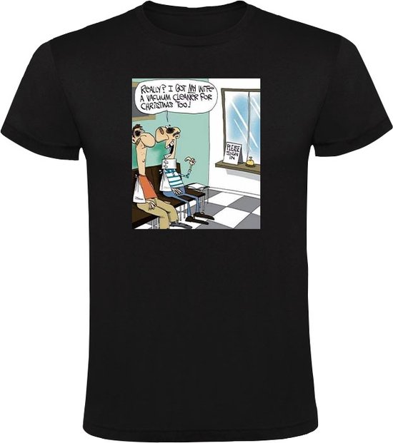 Stofzuiger als kerst cadeau Heren T-shirt - ehbo - relatie - man ...