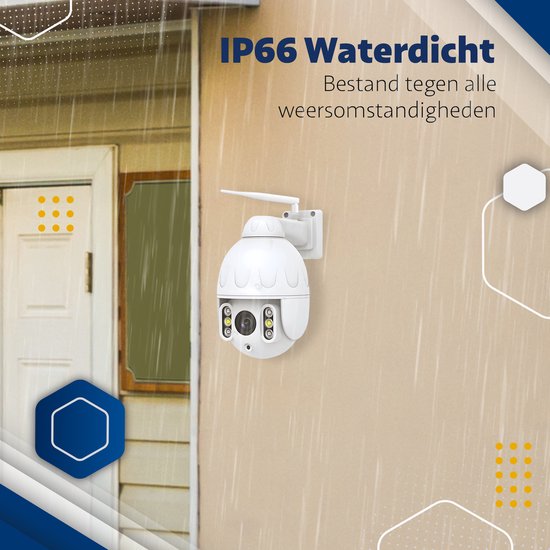 Teceye - Beveiligingscamera voor Buiten – Bewakingscamera – Buiten Camera -... | bol