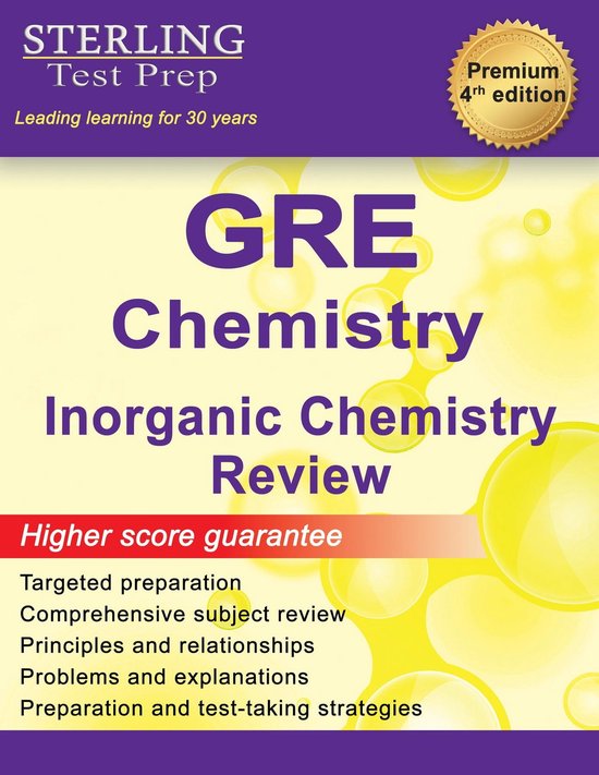 GRE Chemistry Review (ebook), Sterling Test Prep | 9798885570503 ...