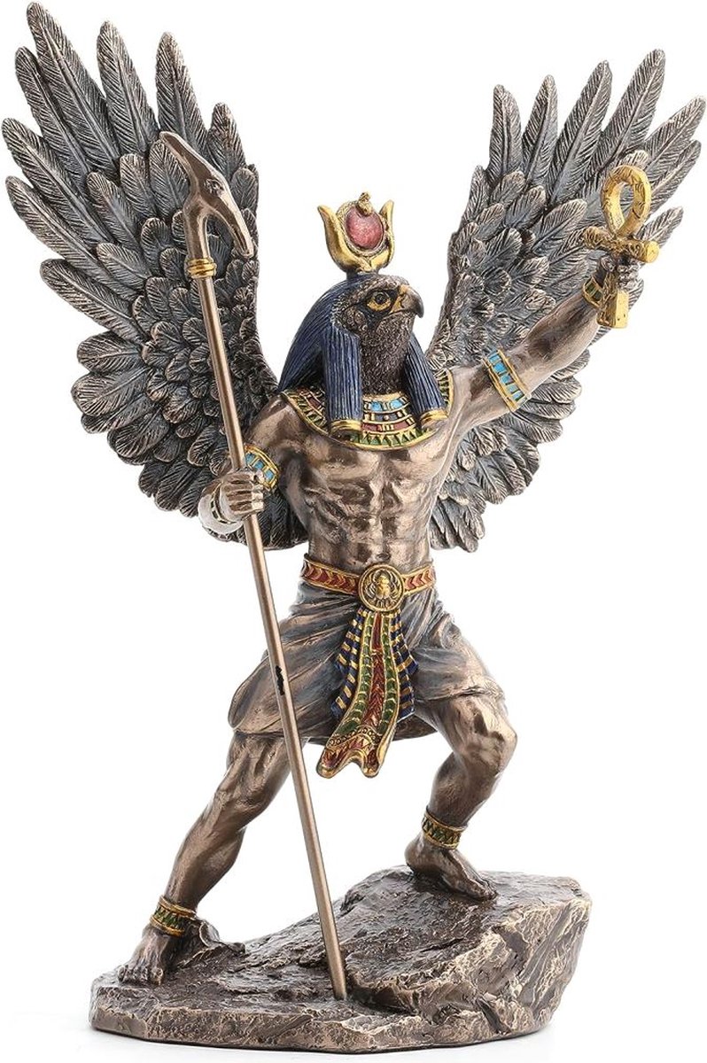 Veronese Design - Ra de oud-Egyptische Zonnegod - Gebronsd beeld ...