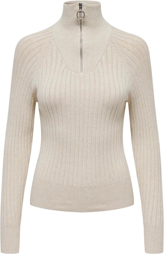 Jacqueline de Yong Trui Jdymagda L/s Zip Neck Pullover Knt 15300681 ...