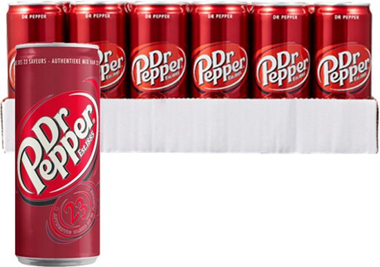 Dr Pepper - Regular - 24x 330ml | bol