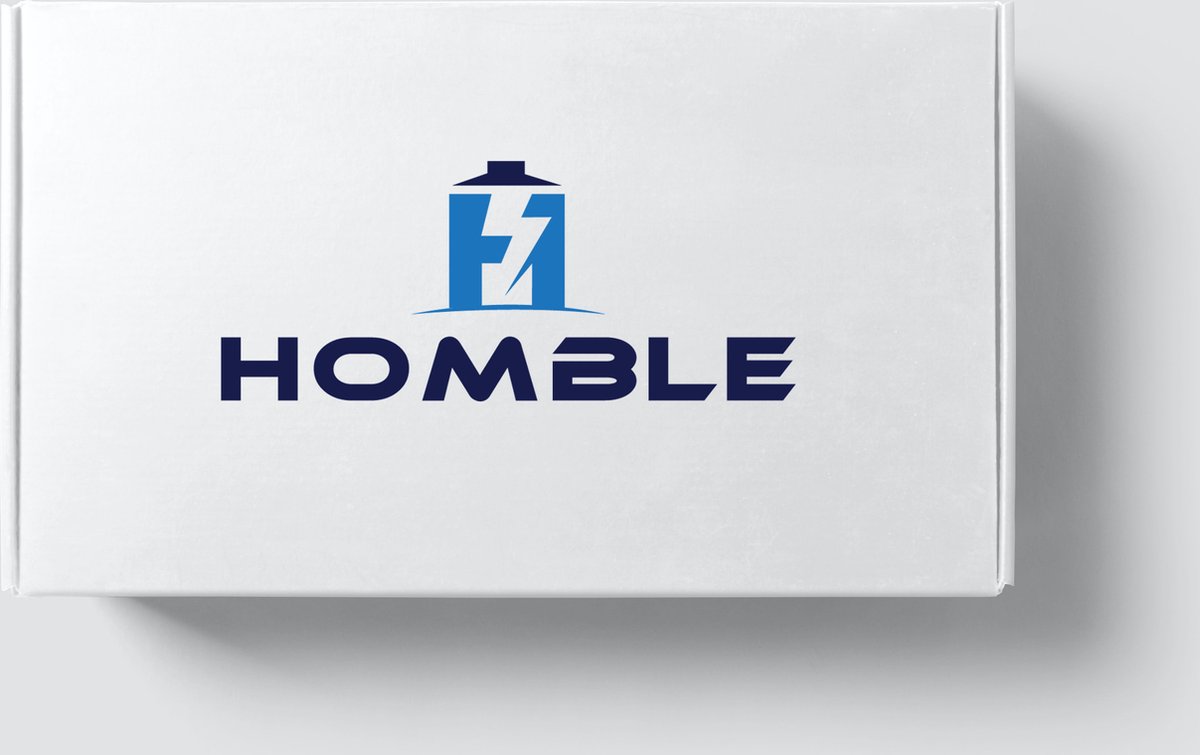 HOMBLE Theedoos - 9 Vakken - Moderne Theekist - Ruime Vakken - Hout ...