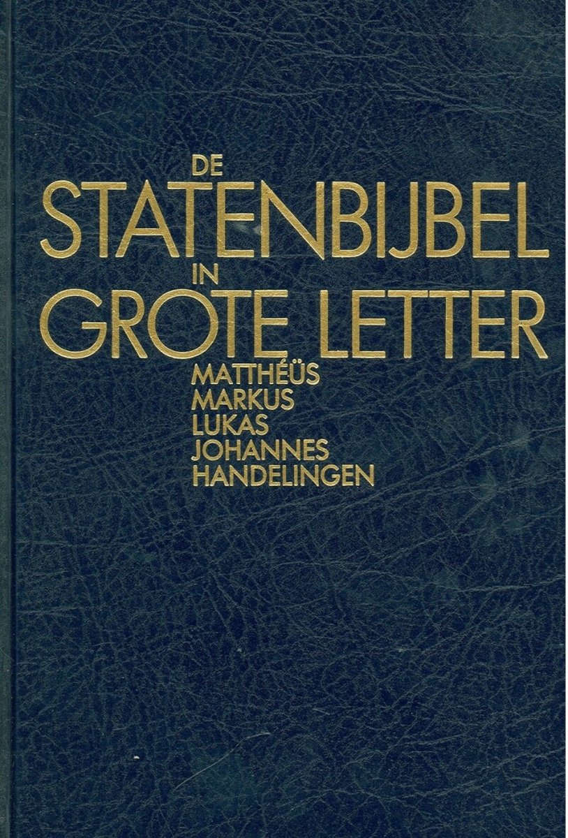 Bijbel Statenbijbel in grote letter 8 Romeinen-Openbaring ...