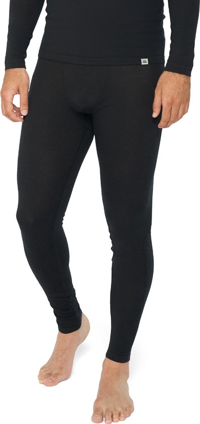 DANISH ENDURANCE Thermo Leggings voor Heren - van Merino Wol - Zwart- M | bol