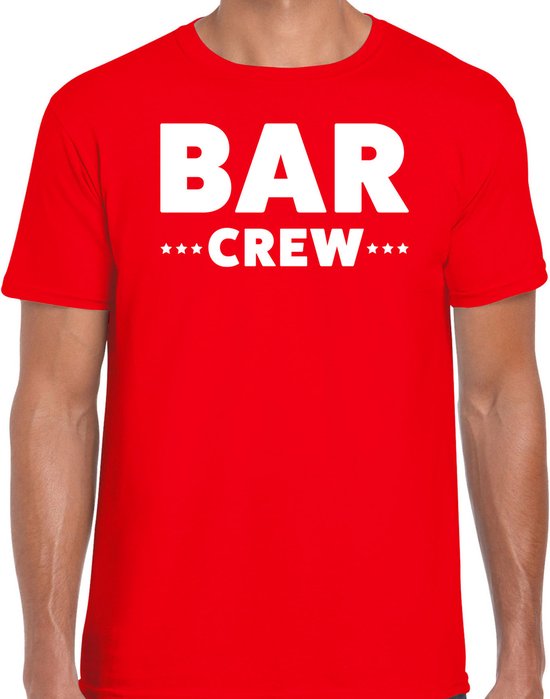 Bellatio Decorations Bar Crew t-shirt voor heren - personeel/staff ...