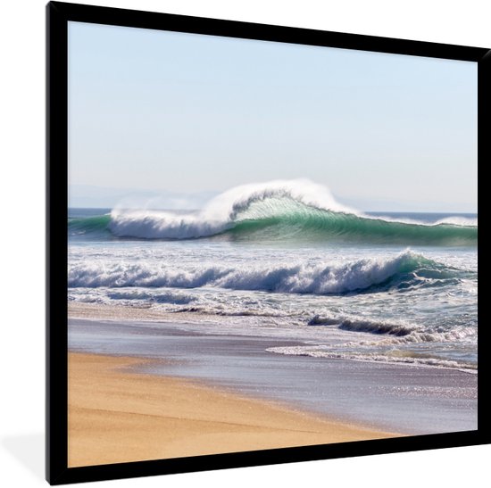 Fotolijst incl. Poster - Strand - Golven - Zee - 40x40 cm - Posterlijst ...
