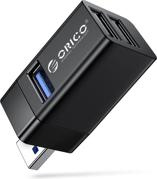 ORICO - Mini Hub USB - 3 Portes - Répartiteur USB portable - avec 1 USB ...