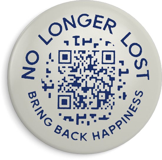 NoLongerLost - Stickers (x2) - Slimme dome shape sticker - Off white ...