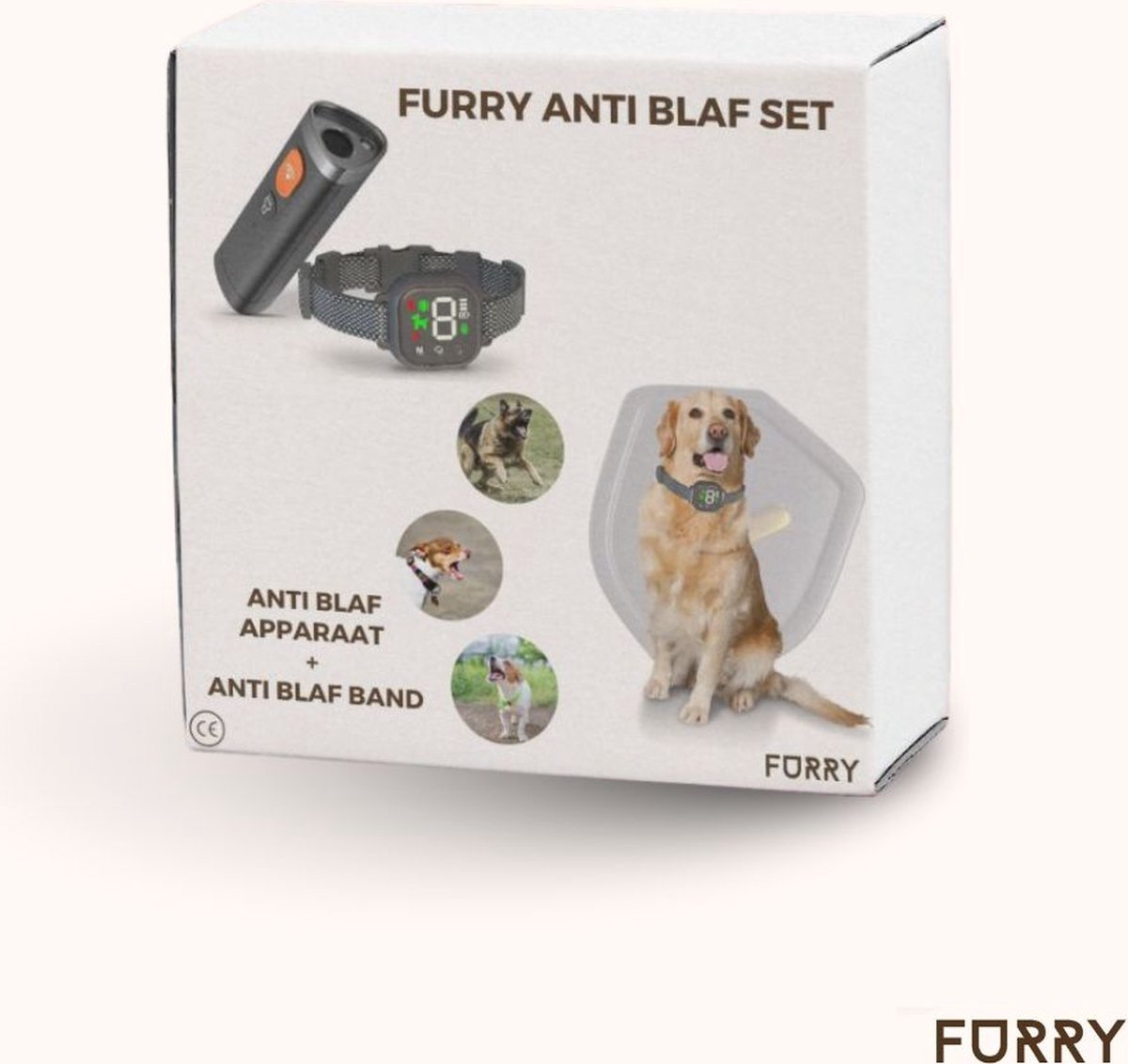 Furry Anti Blaf Set | Anti blafband & Anti Blaf apparaat in een set ...