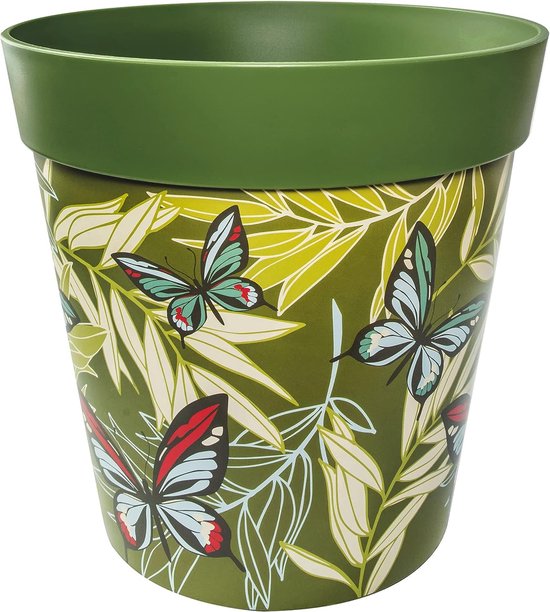 Bloempotten, 25 cm, verschillende kleuren en patronen, bloempotten van ...