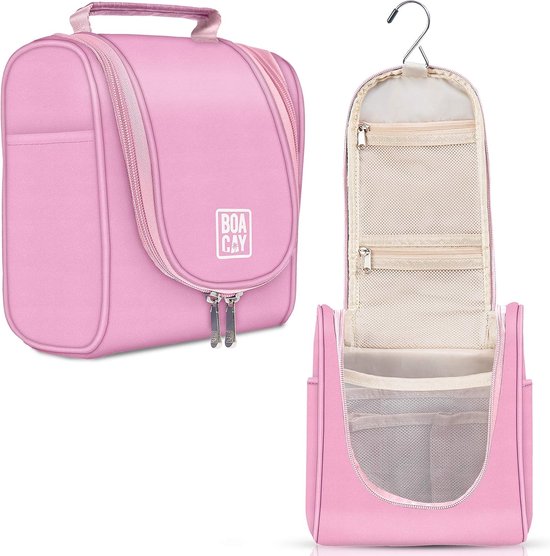 Kleine toilettas voor dames, heren & kinderen, toilettas met handvat ...