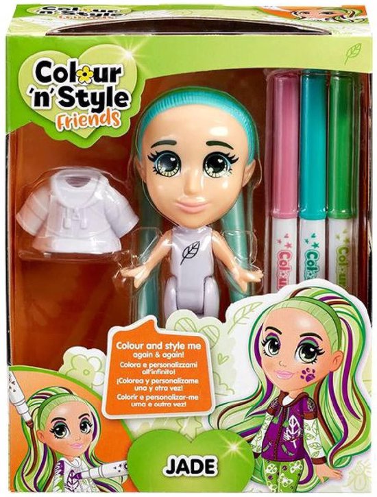 Crayola Colour'n'Style Friend Jade - Hobbypakket | bol