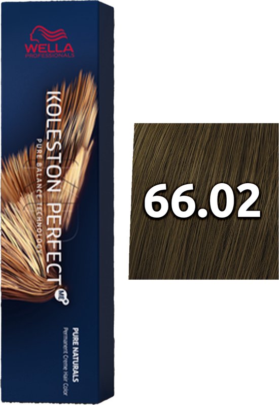Wella - Koleston Perfect Me+ - Pure Naturals - 66/02 - 60 ml | bol