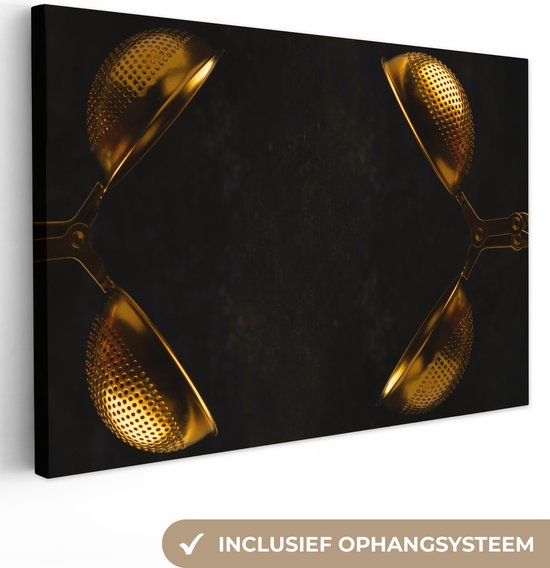 Canvas schildersdoek - Canvas schilderij - Schilderij woonkamer - Thee ...