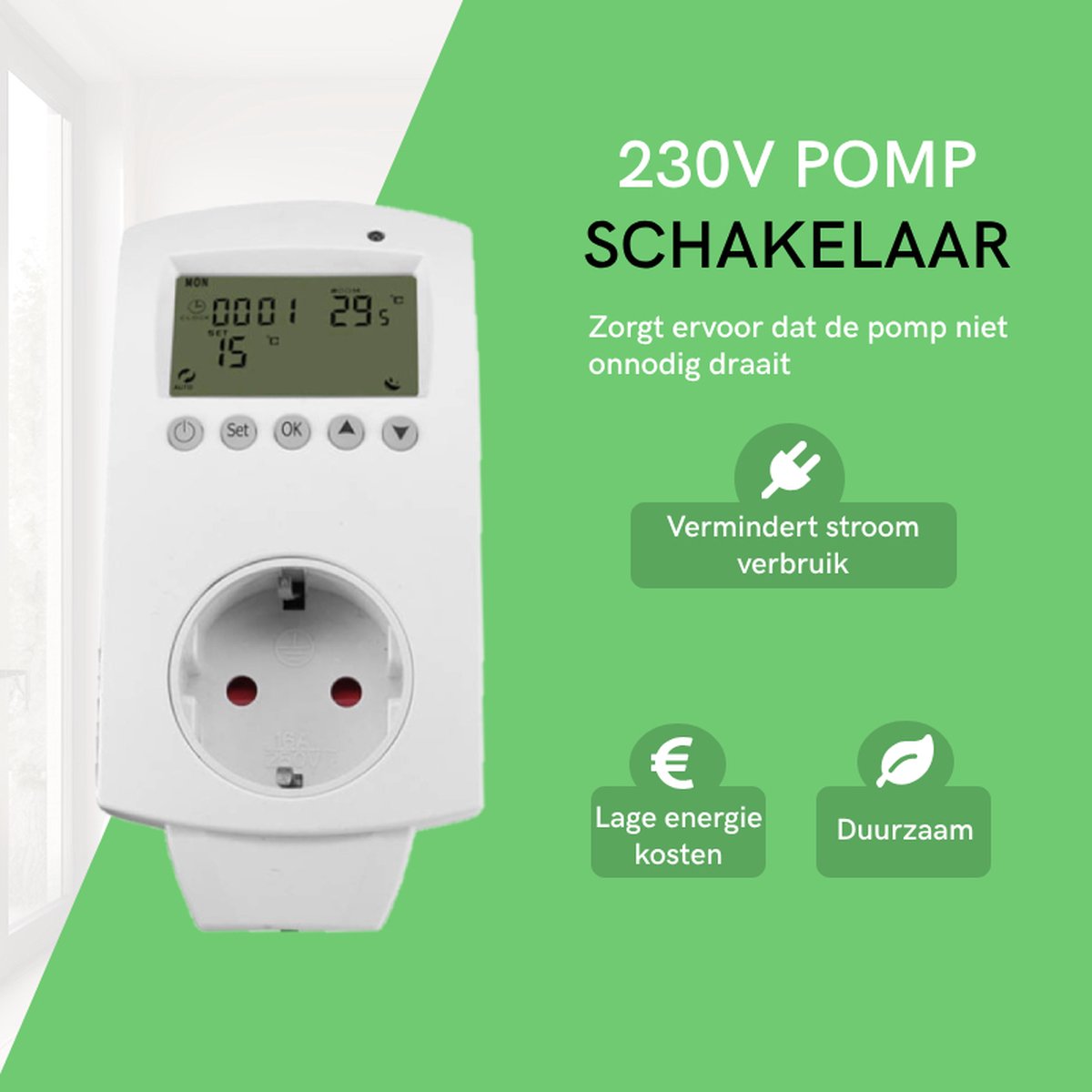 Pompschakelaar- Pompschakelaar – Pompschakelaar voor vloerverwarming ...