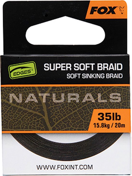 Fox Naturals Soft Braid hooklength- 20 m | bol
