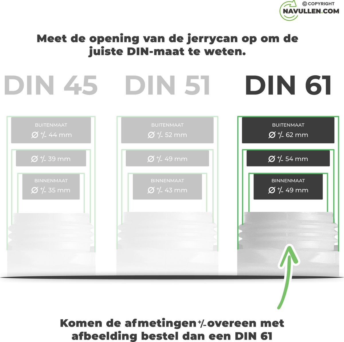 Tapkraan jerrycan - DIN 61 - 2 stuks - Voor 20 liter jerrycans ...