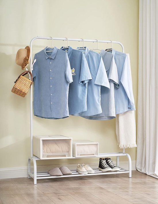 Portant à vêtements, support de garde-robe, tringle à vêtements stable ...