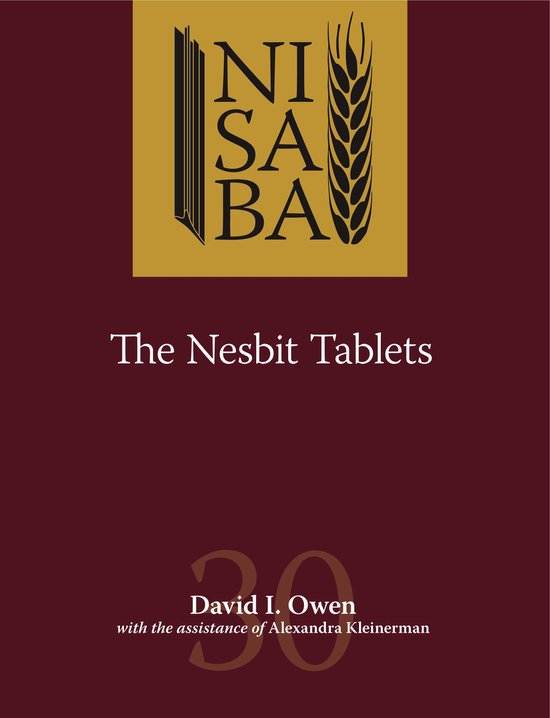 Nisaba-The Nesbit Tablets | 9781575062945 | David I. Owen | Boeken | bol