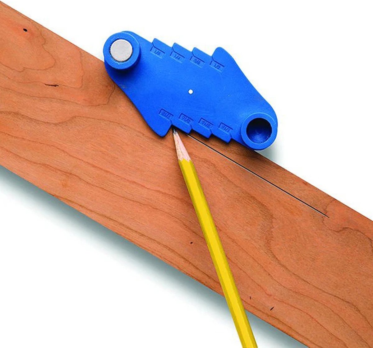 Hulpmiddel voor Aftekenen Middellijn - Voor Boren en Zagen - Grijs | bol